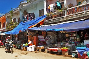 Shopping at the Phonsavan Market in Laos