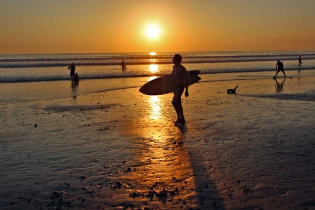 PHOTO: Sunset, Mal Pais surf break, Costa Rica