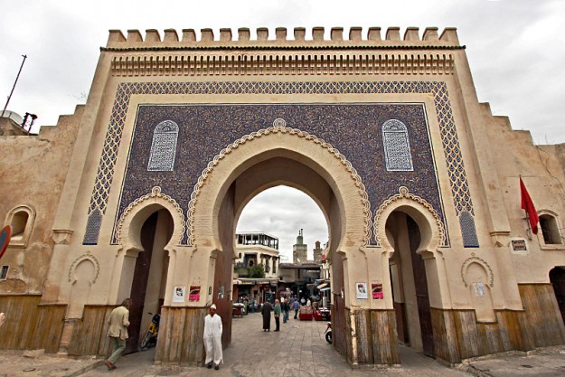 PHOTO: Bab Boujloud, the Blue Gate in Fez, Morocco
