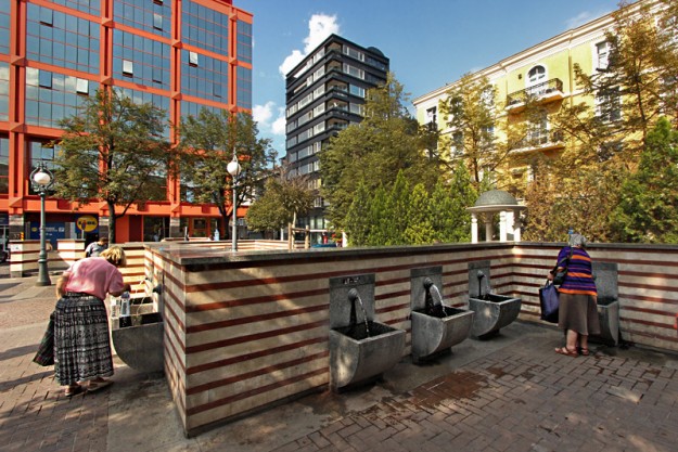 PHOTO: Mineral water fountains in Sofia, Bulgaria