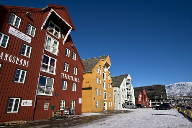 PHOTO: City dock in Tromso Norway