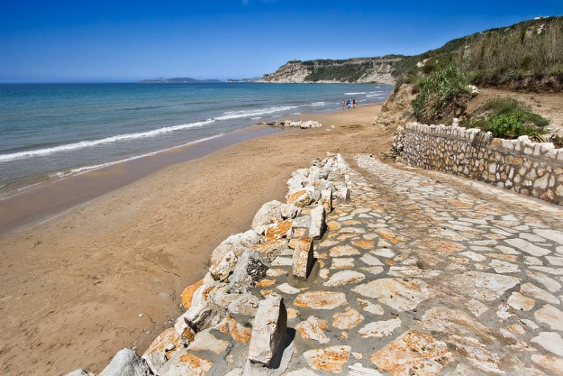 PHOTO: Pristine Beach in Arillas, in the Northwest Corner of Corfu, Greece