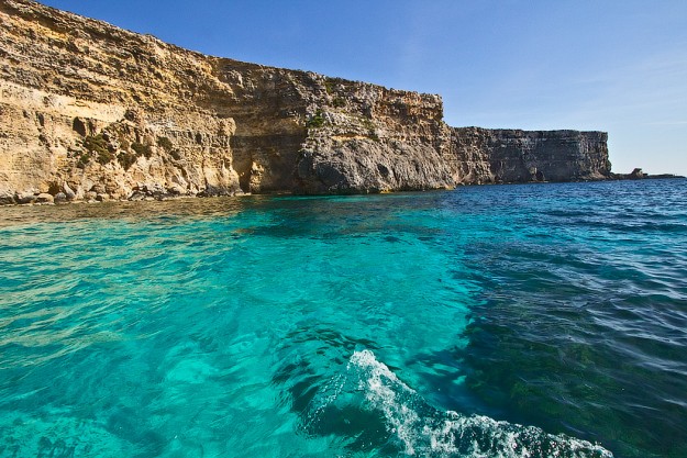 PHOTO: Sea Cliffs of Comino, Smallest of the Maltese Islands