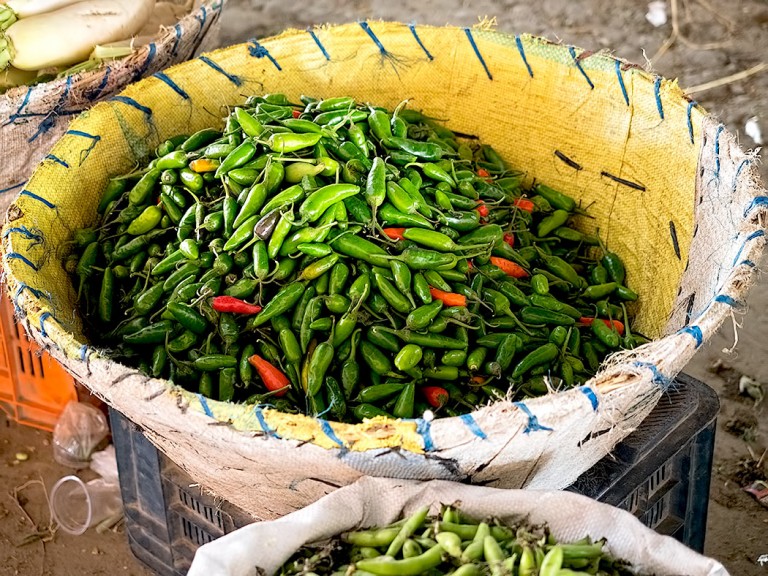PHOTO: Chilies at Kalimati Fruits and Vegetables Market in Kathmandu ...