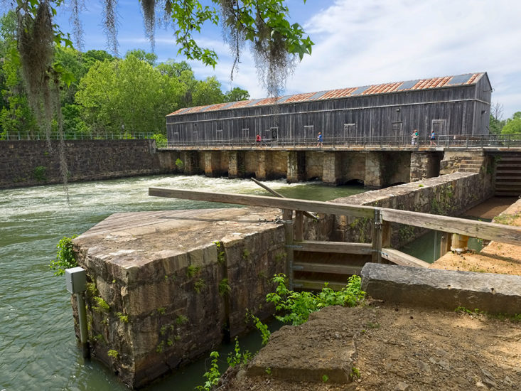 PHOTO: Headgates of the Augusta Canal