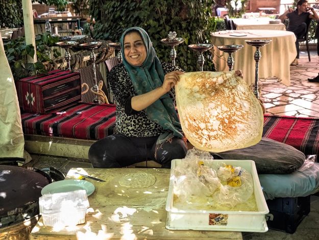 Lebanese Saj Flatbread is Made by Hand in Lebanon's Beqaa Valley