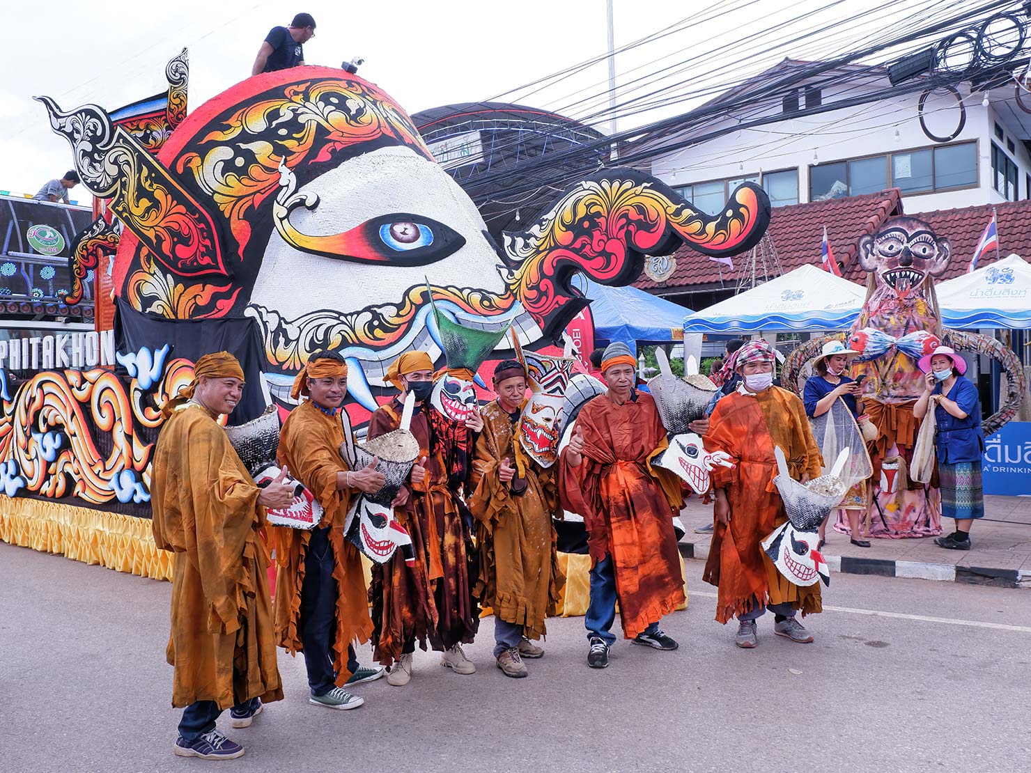 Phi ta Khon Festival in Thailand - Hole in the Donut Travel