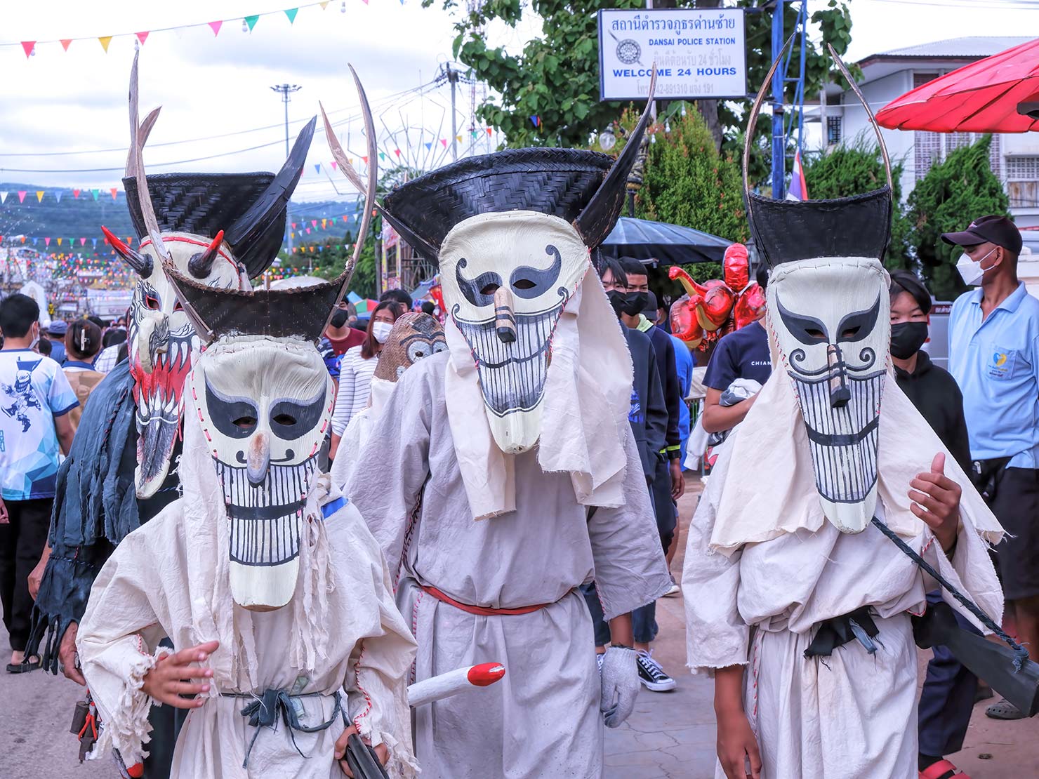 Phi ta Khon Festival in Thailand - Hole in the Donut Travel